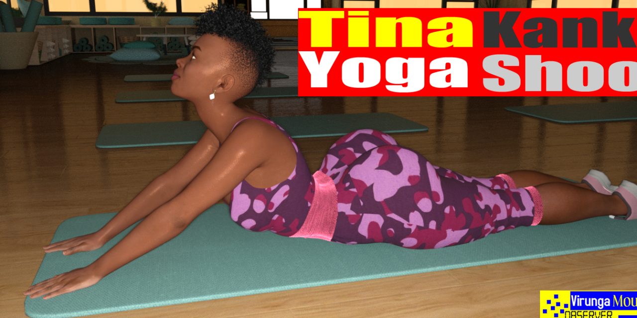 Congolese Model, Tina Kanku Yoga Class at Kinshasa Yoga Club ...