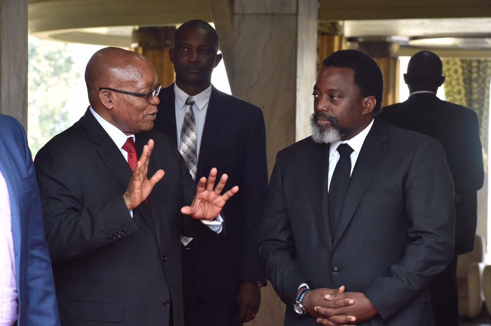 The Congolese President Joseph Kabila Meets with South African ...